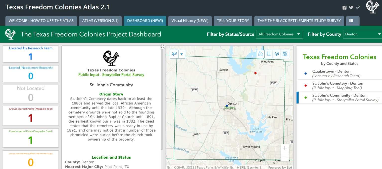 The Texas Freedom Colonies Project – Andrea Roberts